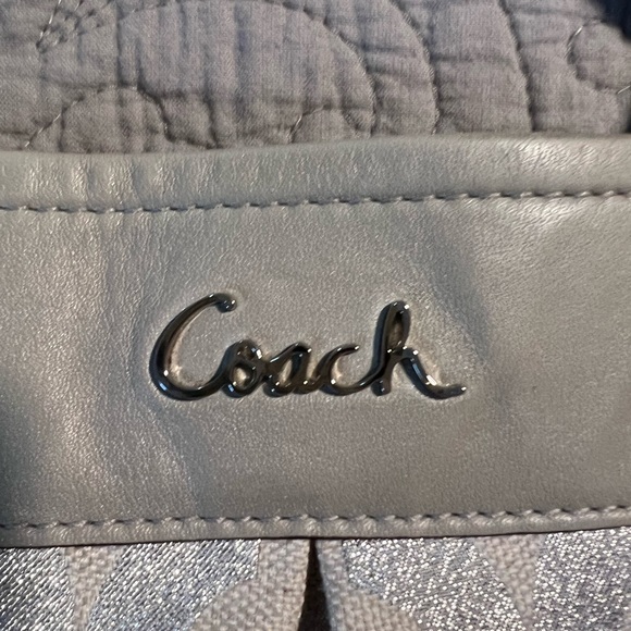 Coach | Bags | Coach Linen Shimmer Hobo Bag Handbag | Poshmark